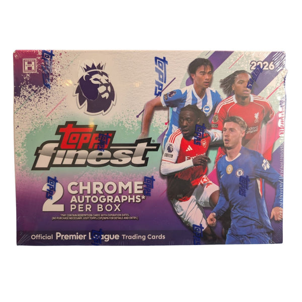 Pre Order - 2026 Topps Finest Premier League Hobby Box – pcommandocards