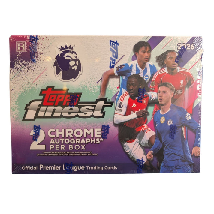 Pre Order - 2026 Topps Finest Premier League Hobby Box – pcommandocards
